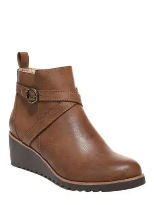 LIFESTRIDE Wedge Bootie - Whiskey