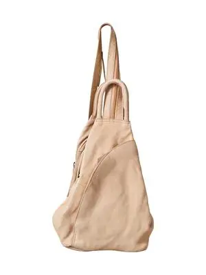 Free People We The Free Soho Convertible Leather Backpack - Champagne