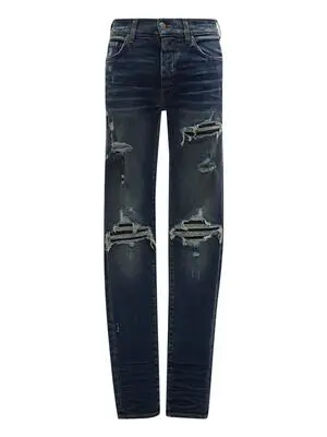 Amiri Mx1 Destroyed Skinny Jeans - Deep Class