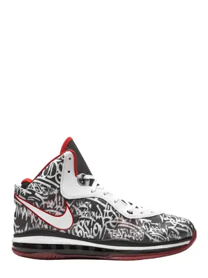 Nike Lebron 8 Qs Graffiti Sneakers - Black