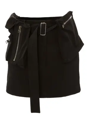 JW Anderson Zip-detail Miniskirt - Black