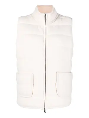 ARCH4 Arch4 Textured-Knit Padded Gilet Jacket