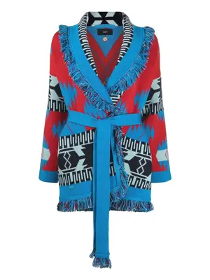 ALANUI Alanui Intarsia-Knit Cashmere Cardigan