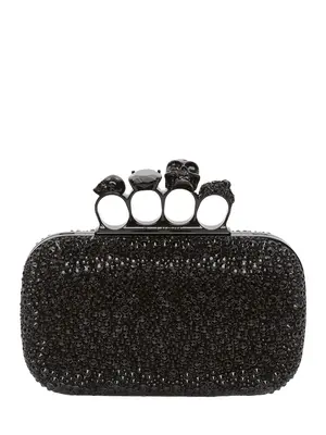 Alexander McQueen Knuckle Clutch - Black
