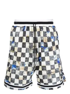 John Elliott Union Square-print Shorts - Multicolour