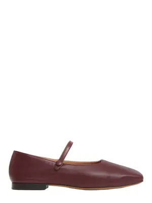 MANSUR GAVRIEL Square Toe Mary Jane Pomegranate