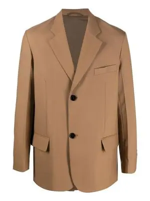 Marni Single-breasted Tailored Blazer - Brown