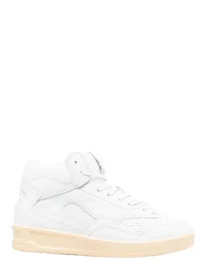 JIL SANDER Gum-sole High-top Sneakers - White