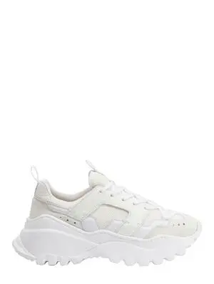 Ami Panelled Low-top Sneakers - White