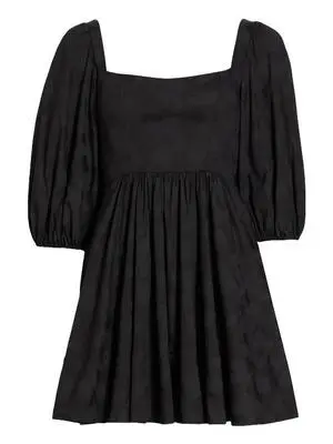 MICHELLE SMITH X Saks Claudia Balloon-sleeve Minidress