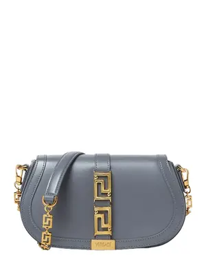 Versace Versace Greca Goddess Shoulder Bag Gray