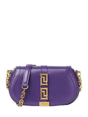 Versace Versace Greca Goddess Shoulder Bag Violet