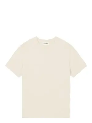 FRAME Logo Tee - Stone Beige