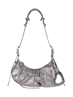 Balenciaga Cagole Xs Hobo Bag - Silver