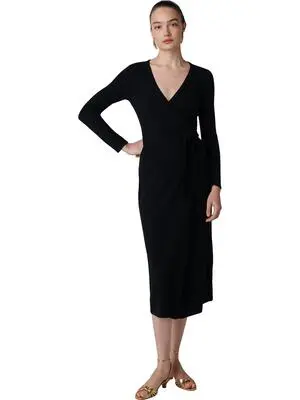 Diane Von Furstenberg Astrid Wrap Dress - Black