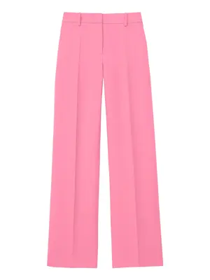 Lafayette 148 New York Lafayette 148 New York Petite Wool-Silk Crepe Sullivan Pant Pink