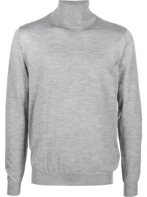 Fedeli High Neck Jumper - Grey