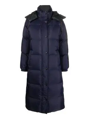 YVES SALOMON Reversible Puffer Coat - Blue