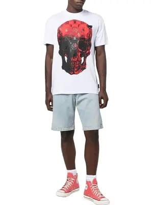 Philipp Plein Skull-print T-shirt - White