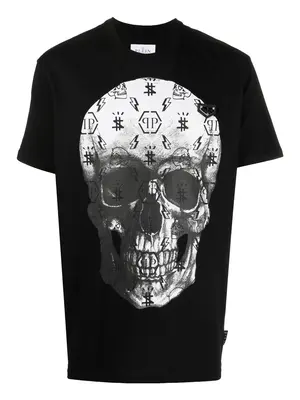 Philipp Plein Skull-print Short-sleeve T-shirt - Black