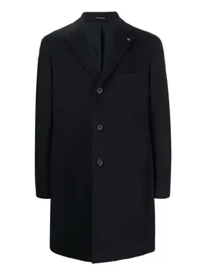 Tagliatore Single-breasted Tailored Coat - Blue
