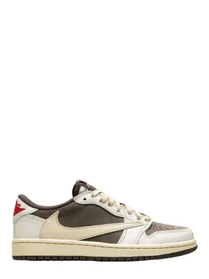 JORDAN X Travis Scott Air 1 Low OG Reverse Mocha Sneakers Brown
