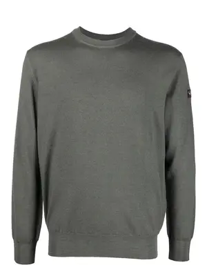 Paul & Shark Logo-patch Jumper - Green