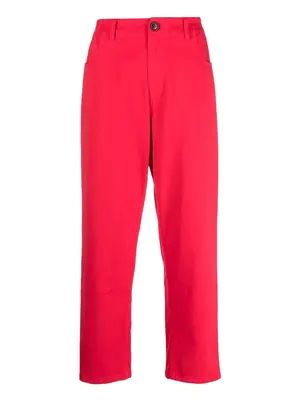 SEMICOUTURE Maxene Straight-leg Trousers - Red