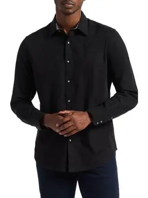 Robert Graham Highland Woven Button-up Shirt - Black