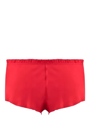 Carine Gilson Floral-detail Shorts - Red
