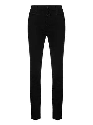 Closed Pusher Skinny Jeans - Black