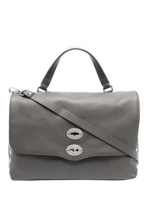 ZANELLATO Top Handle Tote Bag - Grey