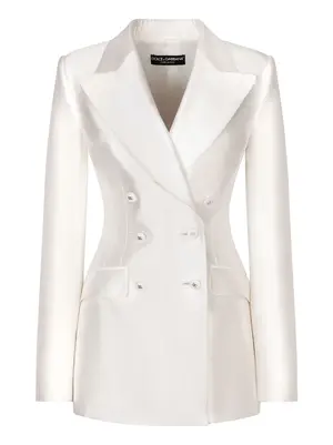 Dolce & Gabbana Double-breasted Blazer - White