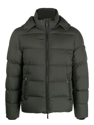 MOORER Quilted-finish Puffer Jacket - Green