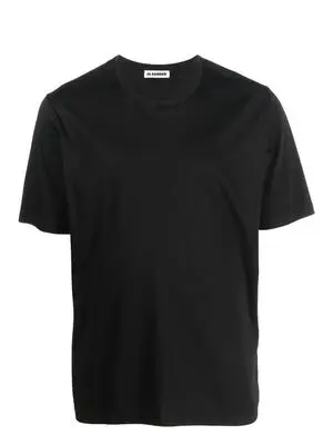 JIL SANDER Short-sleeve Cotton T-shirt - Black