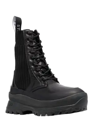 Stella McCartney Trace Lace-up Combat Boots - Black