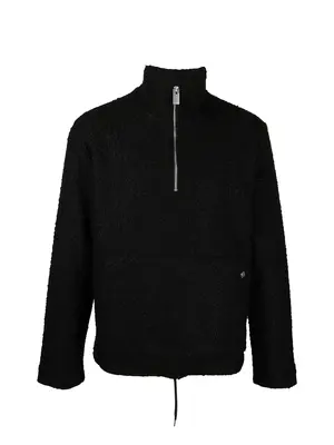 1017 Alyx 9sm Elevated Half-zip Sweater - Black