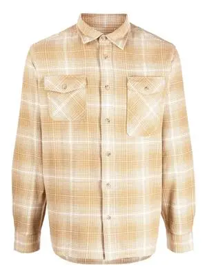 Woolrich Check-pattern Button-up Shirt - Yellow