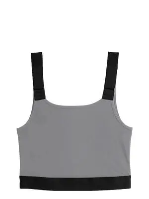 TOMBOYX TomboyX Adjustable Compression Crop Top Ultimate Gray