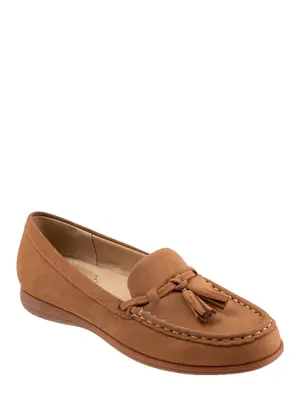 Trotters Trotters Dawson Tassel Loafer Tan Nubuck