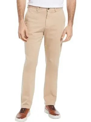Johnston & Murphy Flat Front Chinos - Sand