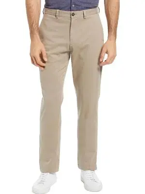 Johnston & Murphy Flat Front Chinos - Taupe