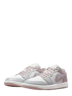 JORDAN Air 1 Low Basketball Sneakers - Port Rose/english Satin