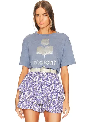 Isabel Marant Zewel Tee Blue & Silver