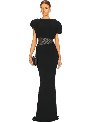 ZHIVAGO Bond Gown - Black