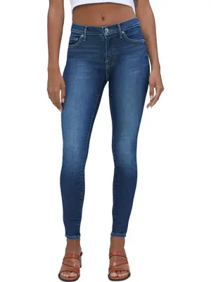 Everlane Mid-Rise Skinny Stretch Jean Dark Indigo