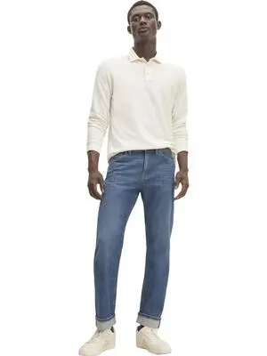 Everlane Selvedge Straight Fit Jean - Inkwell Blue