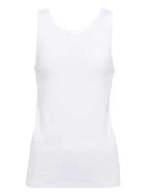 THE ROW Frankie Cotton Tank Top - White