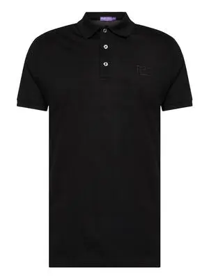 Ralph Lauren Purple Label Cotton Piqué Polo Shirt - Black