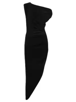Norma Kamali Off-shoulder Jersey Gown - Black